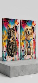 Street Art portrét mazlíčka z fotky | Srdcem darované