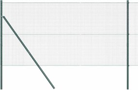 Zemní upevnění svařované drátěné ploty 50 x 1,2 m Zelená 3351767