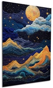 Abstraktní obraz nebe ve stylu Vincent van Gogh Rozměr: 80 x 120 cm