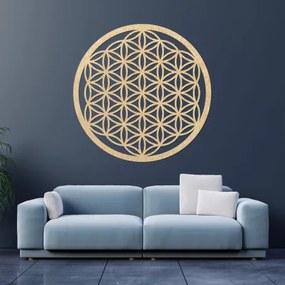 Dřevěná dekorace Květ života - posvátná geometrie a mandala na zeď | SENTOP PR0168-akcia20