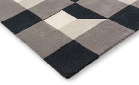 Brink&Campman Harlequin Blocks slate 141904 140x200cm grey