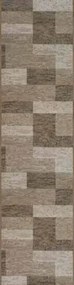 Associated Weavers, Protiskluzový běhoun na míru Icona 39, šíře 120 cm, hnědá, chodba / předsíň