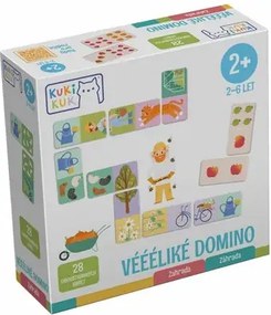 KukiKuk 80038 Véééliké domino Zahrada / od 2 let