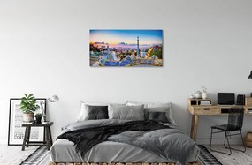 Obrazy na plátně Španělsko Panorama města 120x60 cm