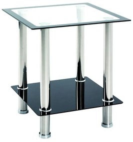 Mørtens furniture Odkládací stolek Siera, 46 cm, černá