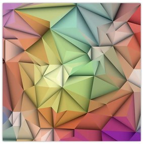 Obraz - Polygonální abstrakce (30x30 cm)