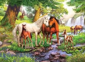 Ravensburger Koně u řeky / 300 dílků / od 9 let