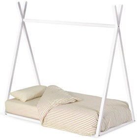 Dětská postel silar 70 x 140 cm bílá MUZZA