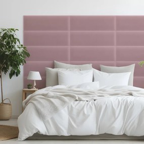 Sametový čalouněný panel - Obdélník - 80x20cm Farba: Růžová