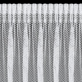 ZÁCLONA NA PÁSCE ALEX, SADA 2KS 140X270 CM BÍLÁ