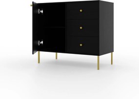 ADRK Furniture Komoda 1D 3S Tili ADRK-CHES-TIL-1D-3S-B