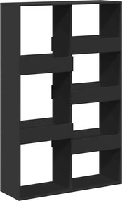 Dělicí stěna černá 100 x 33 x 155,5 cm kompozitní dřevo 3309565