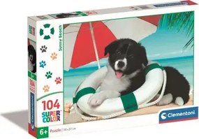 Clementoni PUZZLE Slunečné pobřeží / 104 dílků / od 6 let