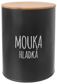 Dóza ORION Black Hladká Mouka 13cm
