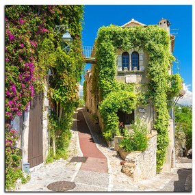 Obraz na plátně - Krásná architektura v Provence - čtverec 3236A (50x50 cm)