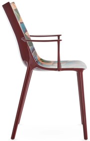Židle H.H.H. „Graphic Impression“, více variant - Kartell Barva: Vínová / lak