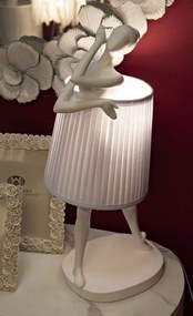 Stolní lampa Ballet 62,5 cm bílá