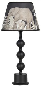 Černá stolní lampa Elephant – 27x57 cm