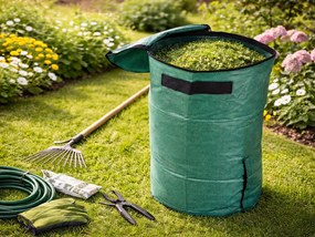 Záhonový kompostér – skládací vak na trávu a listí, 60 litrů, divodv