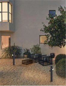 NV 9291703 Venkovní sloupkové svítidlo RAMO tmavě šedý hliník skleněný difuzor GU10 2x7W 220-240V IP65 bez žárovky - NOVA LUCE