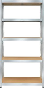 Parkside® Vysokozátěžový regál s 5 policemi, 180 x 90 x 40 cm