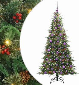 Umělý Skládací Vánoční Strom s stojanem Zelená 180 cm PE a PVC 3397425