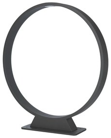 Černá stojací lampa SULION Nala, ø 40 cm