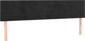 Box spring postel s matrací černá 120 x 190 cm samet 3270003