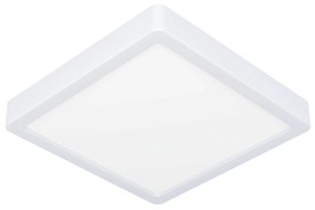 EGLO LED stropní stmívatelné osvětlení FUEVA 5, 17W, teplá bílá, 21x21cm, hranaté, bílé 900591