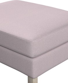 Potah na podnožku IKEA Karlstad barva růžová látka pletený vzor