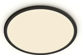 Philips Superslim CL550 18W černá / Koupelnové přisazené LED svítidlo