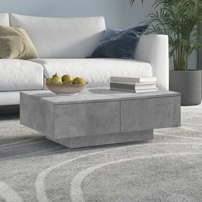vidaXL Konferenční stolek 90 x 60 x 31 cm kompozitní dřevo [804175] Barva: Betonová šedá