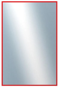 DANTIK - Zarámované zrcadlo - rozměr s rámem cca 40x60 cm z lišty Hliník červená | P01-098 (7001098)