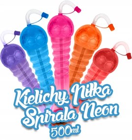 Kelímky na žulu New Neon Míč 500 ml/126 ks