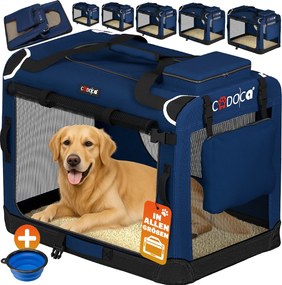 Box pro psa skládací XXXL 101x70x70cm modrá