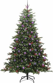Umělý vánoční stromeček Zelená 240 cm PVC, kov a plast 3395574