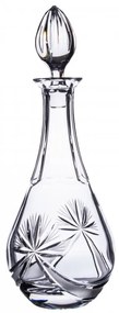 Onte Crystal Bohemia Crystal ručně broušená karafa na víno Mašle 750 ml
