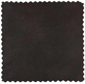 OnaDnes -20% Hoorns Černý látkový polštář Bearny 30 x 70 cm
