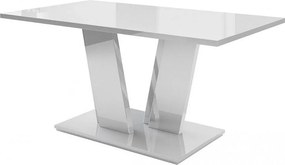 Casarredo - Komfort nábytek Jídelní stůl TROYA bílá lesk