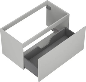 Mexen Orio, koupelnová skříňka 90 cm, 1 zásuvka, šedá matná, 91A10-09047-1-BF62