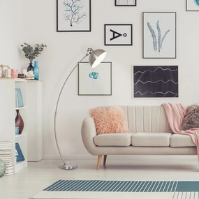 Rabalux Chromová stojací lampa Otto pro žárovku E27 5593