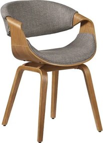 Designová jídelní židle Taariq šedá