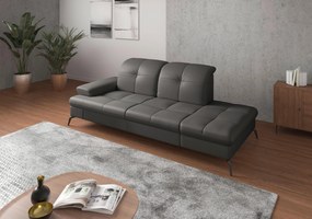 XXXLutz LENOŠKA, kůže, antracitová Sit & More - Online Only sedačky - 00014401216Q