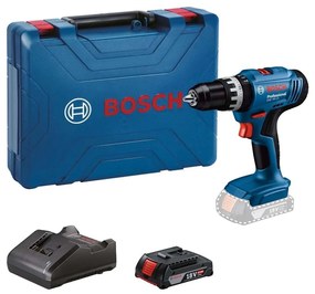 Bosch - 18V AKU vrtačka s příklepem GSB 18V-25, 1x aku 2,0 Ah Li-Ion, nabíječka 06019K9309