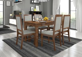 ADRK Furniture Sada stolu s židlemi RODOS 25 SE-ROD-25-L-B046