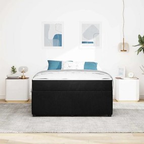 Rám postele Černá 140 x 200 cm textil 3398401