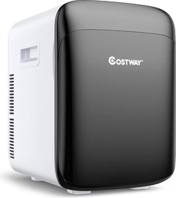 Costway 15 L mini lednice 2 v 1 Přenosná mraznička s funkcí chlazení a ohřevu
