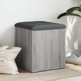 vidaXL Úložná lavice 42 x 42 x 45 cm kompozitní dřevo [835034] Barva: šedá sonoma
