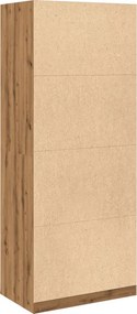 Šatní skříň dub artisan 80 x 50 x 200 cm kompozitní dřevo 3307800