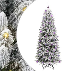 Umělý vánoční stromeček Bílá 240 cm PVC, plast, ocel a PE 3396075